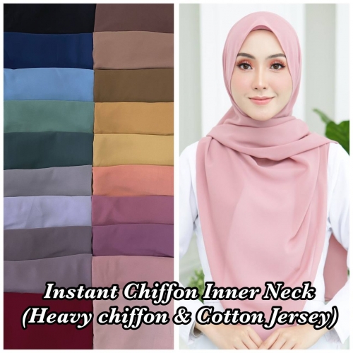 Instant Chiffon Inner Neck