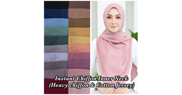 Instant Chiffon Inner Neck
